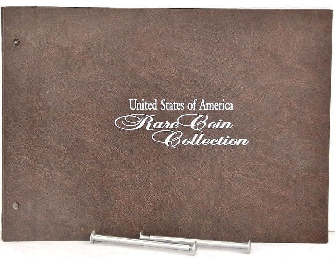 US Rare Coin Collection Binder in Brown (9 3/4" x 7" x 3 1/4) - Walmart.com