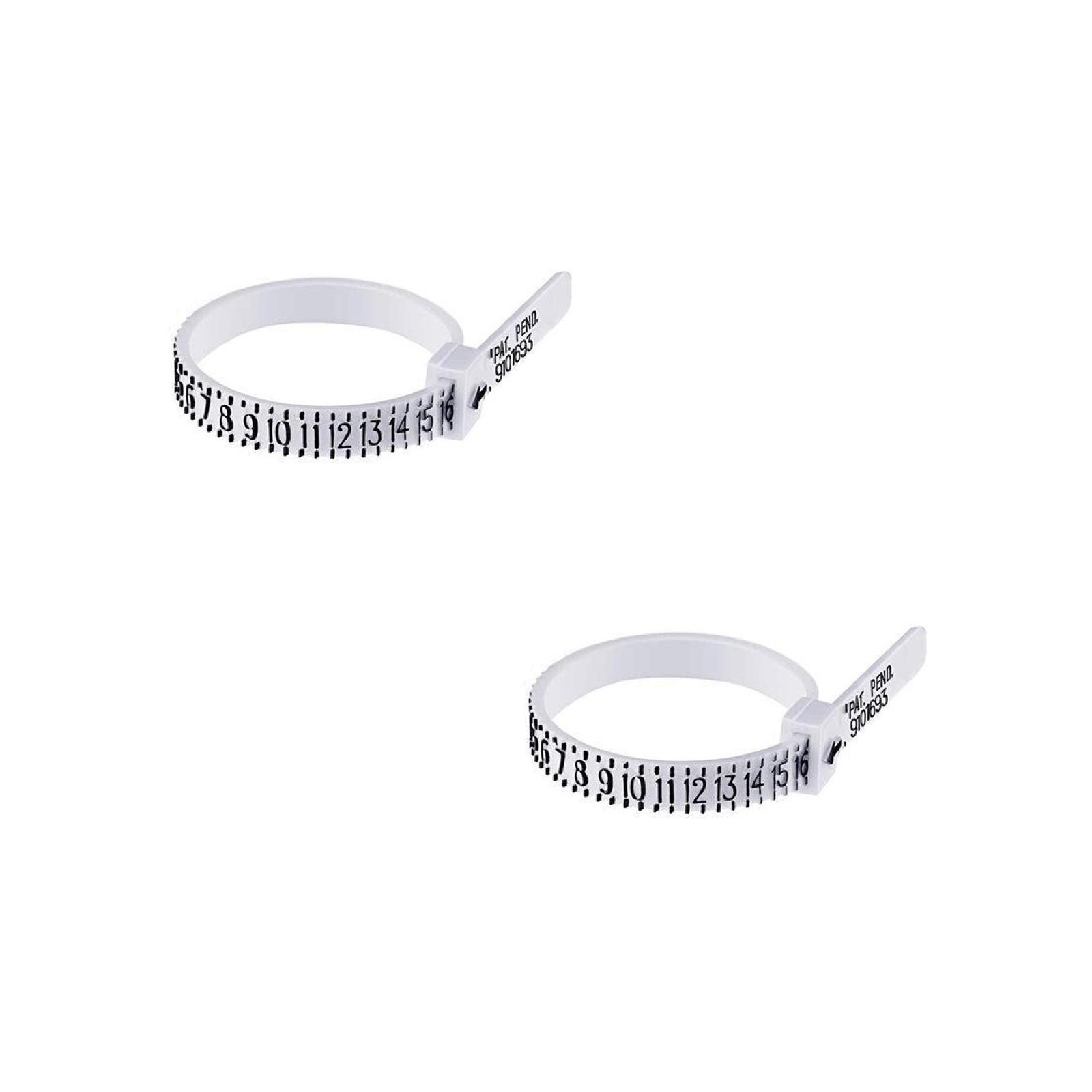 US Ring Sizer Measuring Gauge, 1-17 US Rings Size, Finger Sizing ...