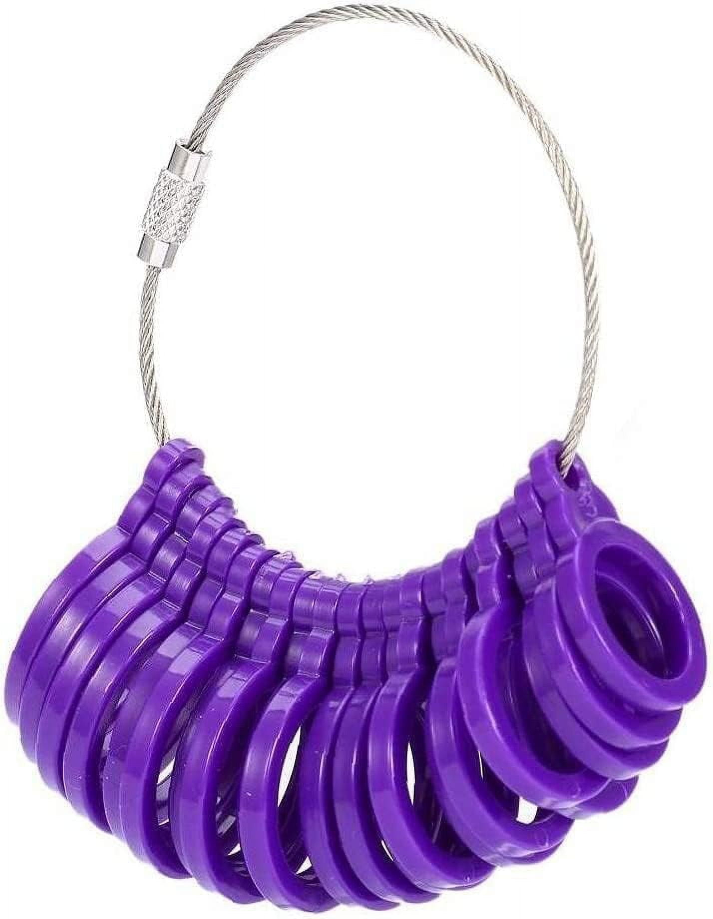 US Ring Sizer Set-Finger Machining-Stick-Measuring Plastic with Ring ...