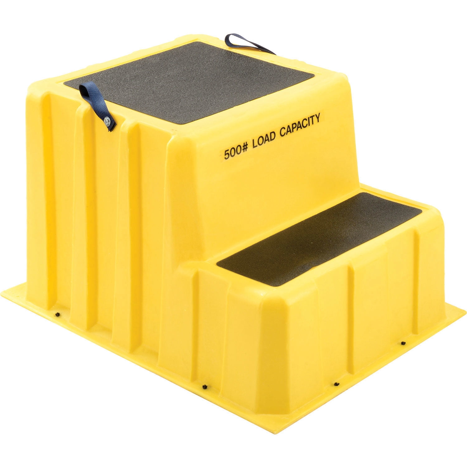 2 Step Nestable Plastic Step Stand, 26"W x 33"D x 20"H, Yellow ...