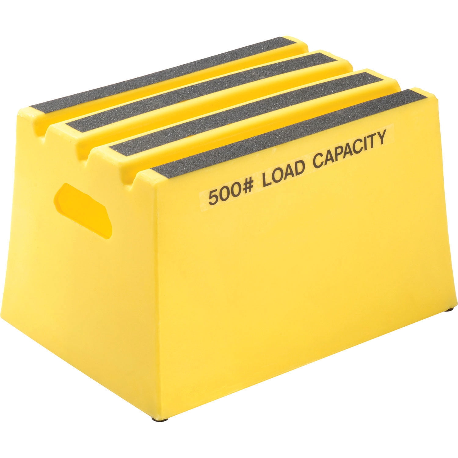 1 Step Plastic Step Stand, 19-1/2"W x 14"D x 12"H, Yellow - Walmart.com