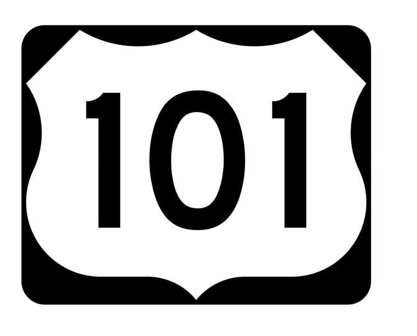 US Route 101 metal aluminium Sign Highway Sign Road Sign Size: 8 x 12 ...