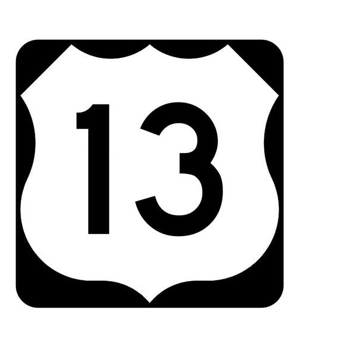 US Route 13 Metal Sign Highway Sign Road Sign Size: 12 inch x 12 inch ...