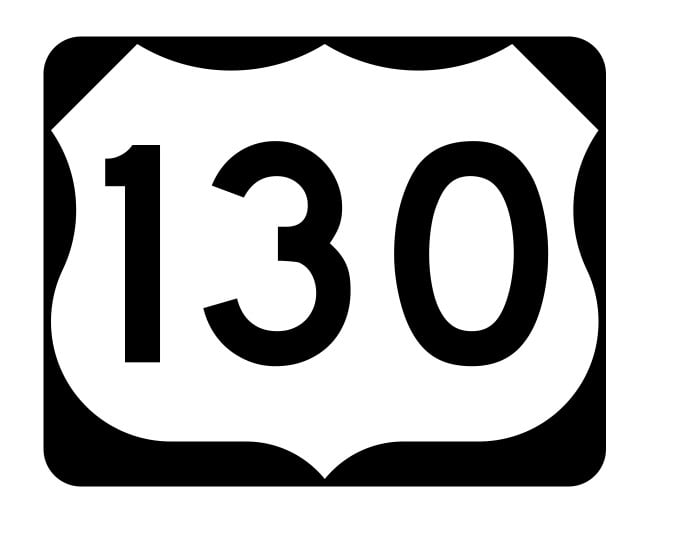 US Route 130 metal aluminium Sign Highway Sign Road Sign Size: 8 x 12 ...