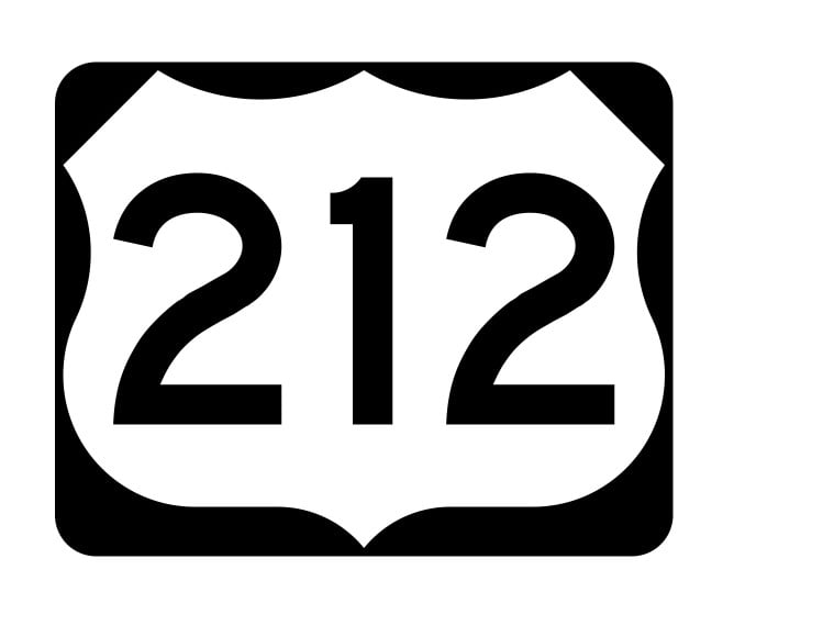 US Route 212 Metal Aluminum Sign Highway Sign Road Sign Size: 16 x 12 ...