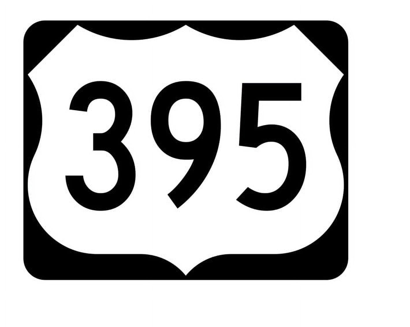 US Route 395 metal aluminium Sign Highway Sign Road Sign Size: 8 x 12 ...