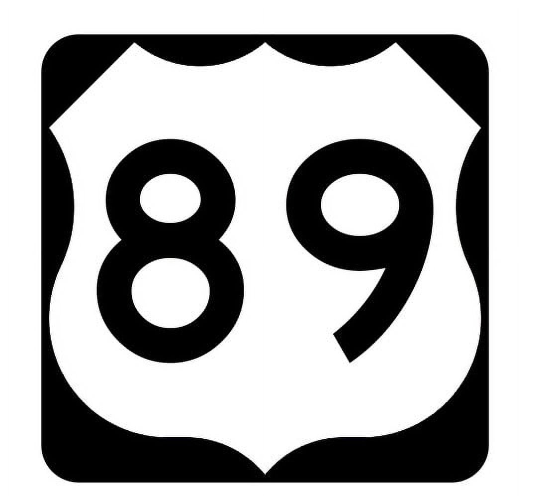 US Route 89 Metal Sign Highway Sign Road Sign Size: 12 inch x 12 inch ...