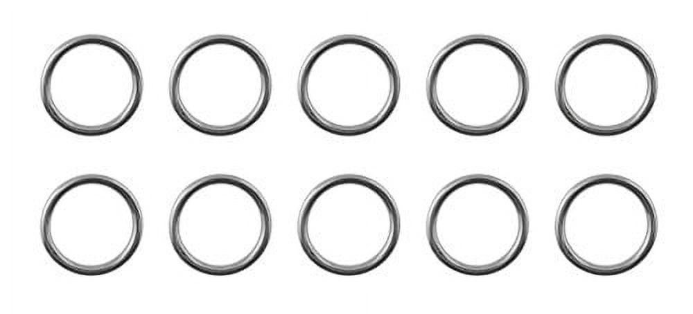 US STAINLESS 10 Pieces Stainless Steel 316 Round Ring Welded 1/8" x 5/8 ...