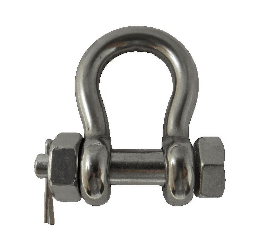 US STAINLESS Stainless Steel (316) Anchor Shackle 5/16" (8mm) Oversized ...