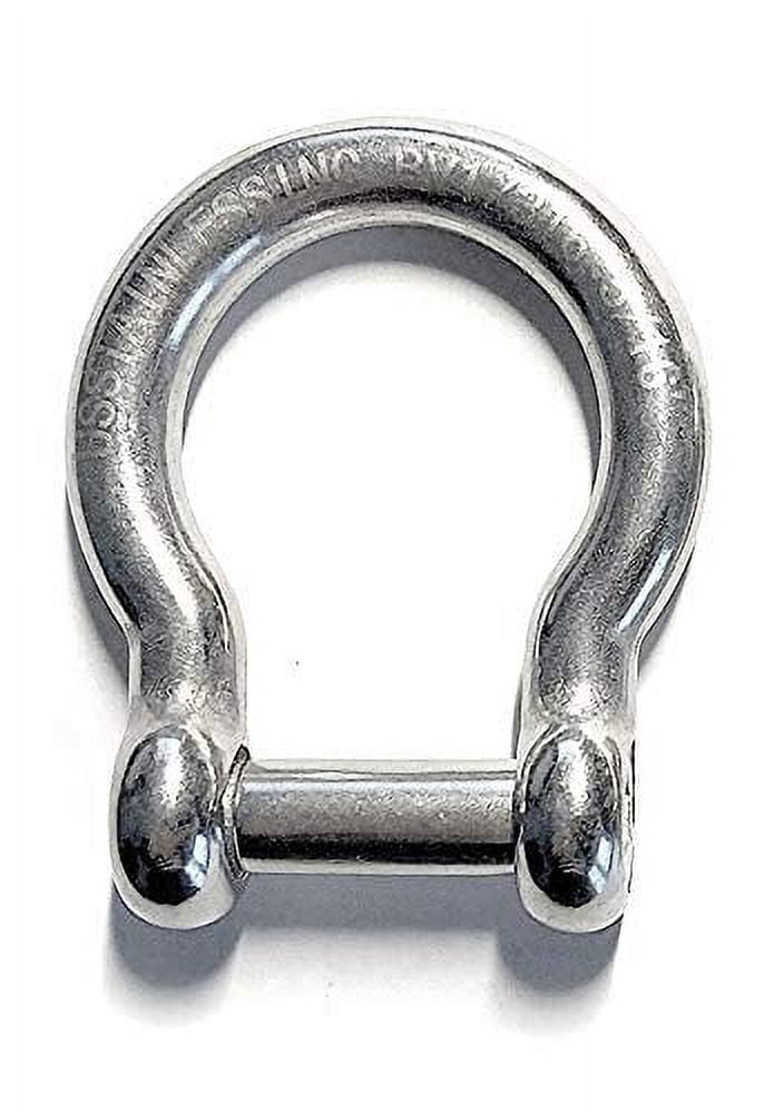 US STAINLESS Stainless Steel 316 Bow Shackle with Hex Sink Pin Marine ...