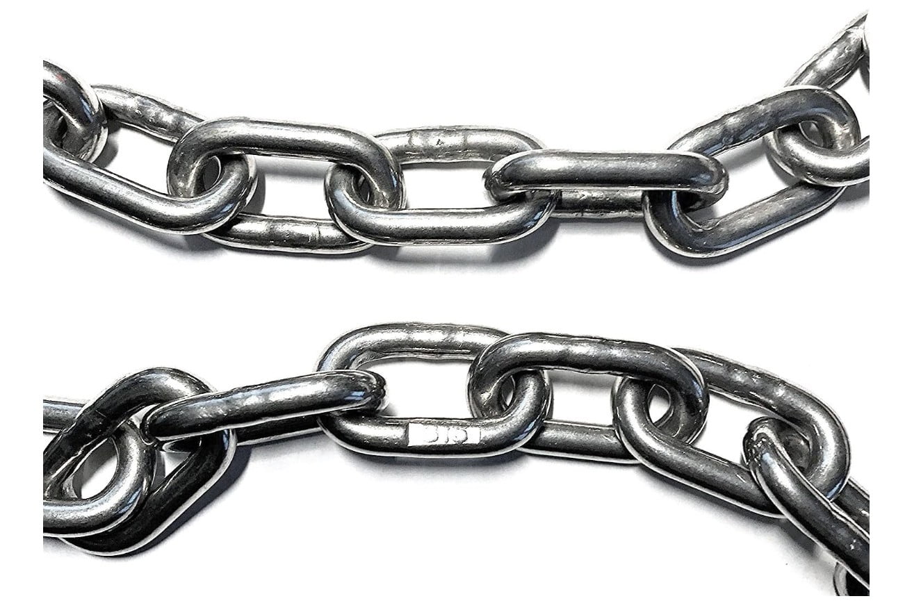 US STAINLESS Stainless Steel 316 Chain 1/4" (7mm) Proof Coil Chain (by ...