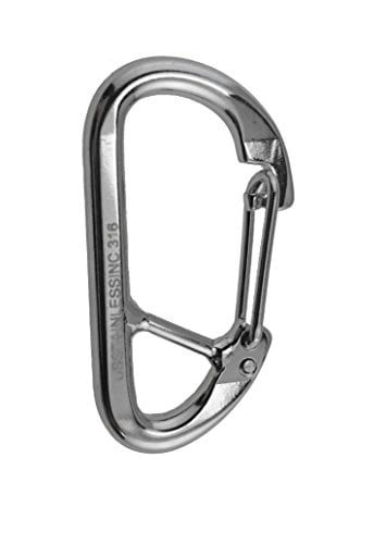 US STAINLESS Stainless Steel 316 Spring Hook Carabiner 5/16" (8mm ...
