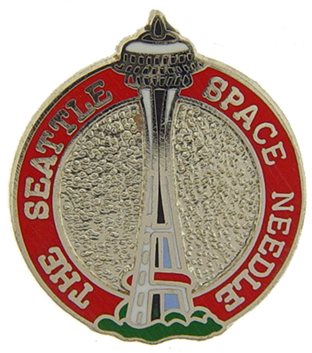 US STATES PIN, THE SEATTLE SPACE NEEDLE - Novelty Patriotic Enamel ...