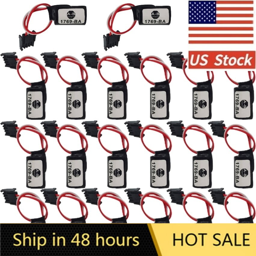 US STOCK (20 Pack) 1769-BA 3V 1000mah Battery For Allen Bradley SLC PLC ...