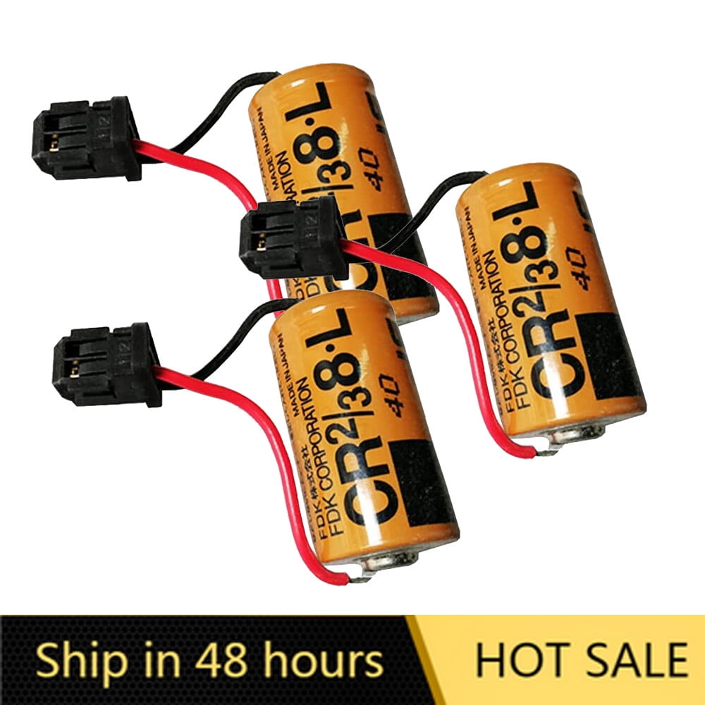 US STOCK 3PCS CR2/38.L 2000mAh PLC Lithium Battery Compatible for Fuji ...