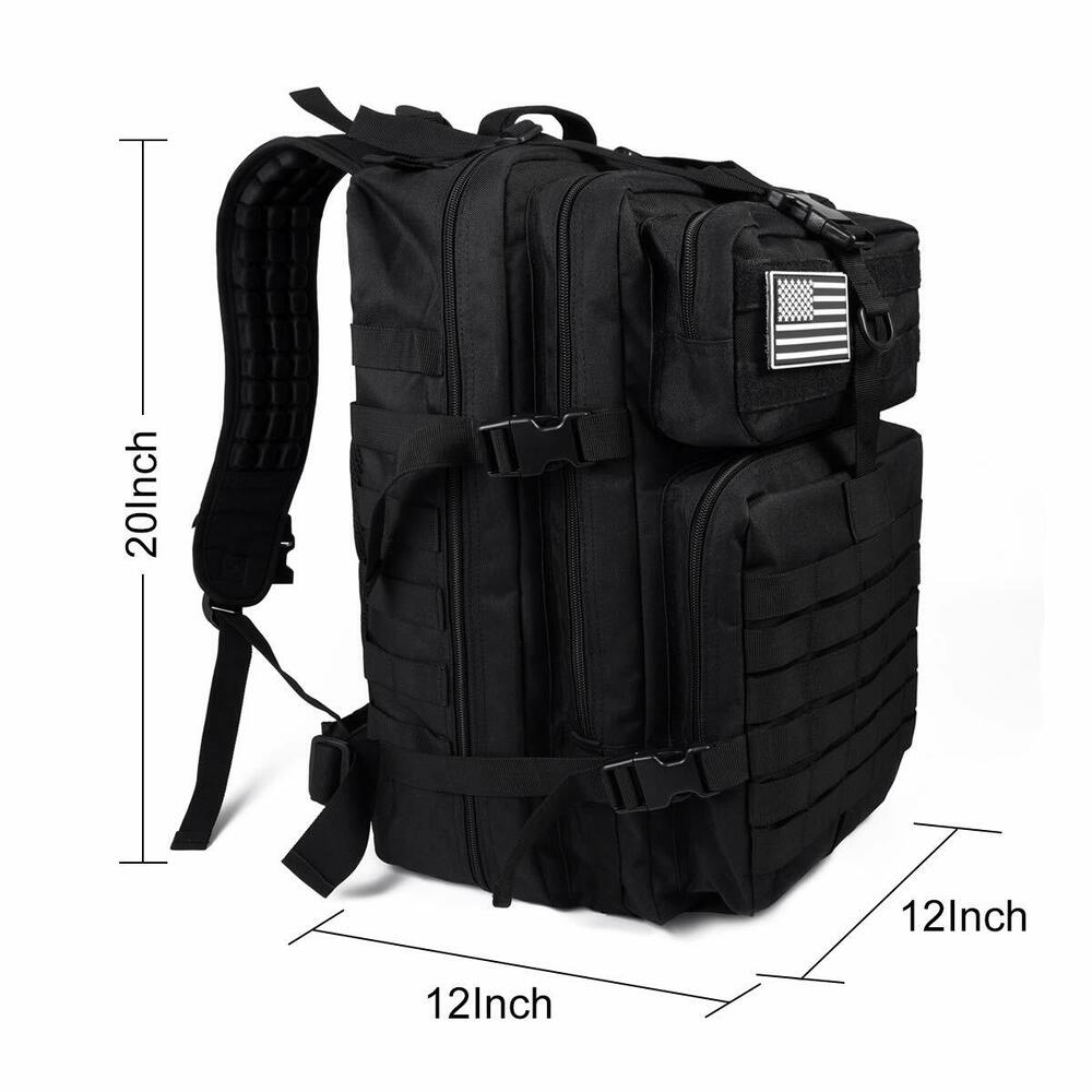 US Ship Military Tactical Backpack Army 3 Day Assault Pack Bag Rucksack ...