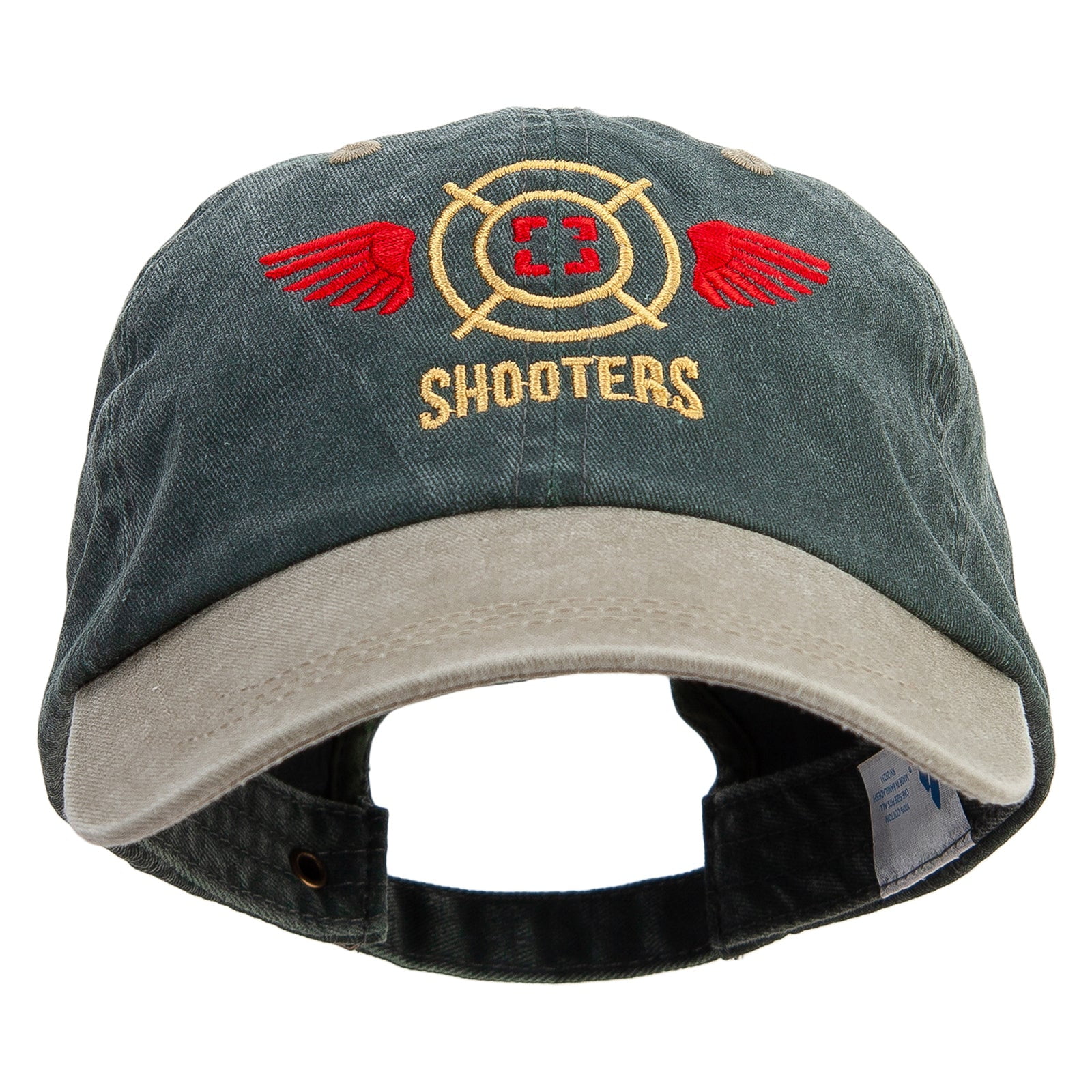 US Shooters Embroidered Pigment Dyed Wash Cap - Spruce Khaki OSFM ...