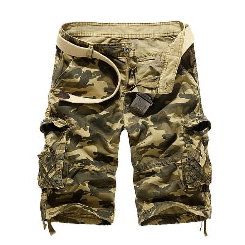 US Size 2025 New Camouflage Loose Cargo Shorts Men Cool Summer Military ...