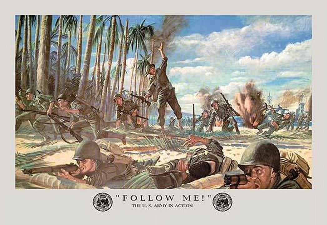 US Soldiers fight during the Island Hopping Campaign of the Second ...