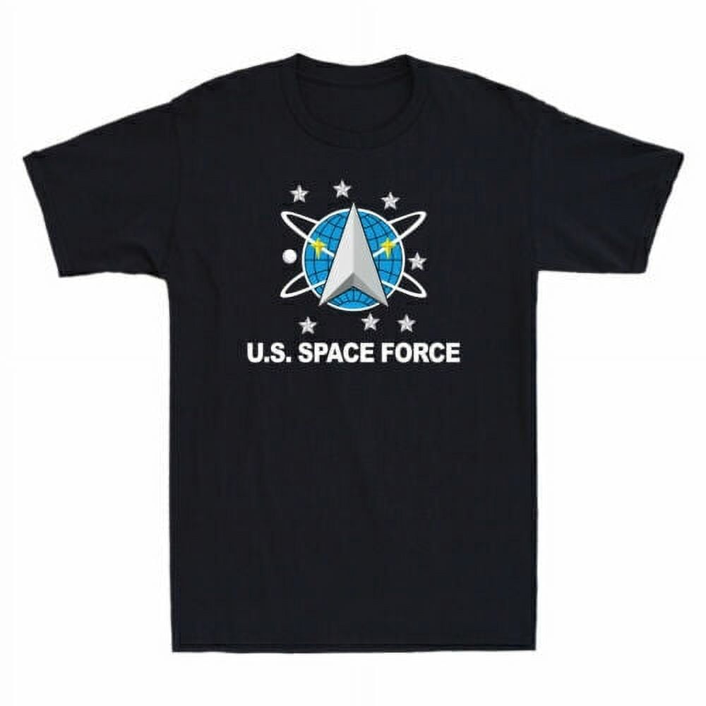 US Space Force Ussf America Funny Military Alien UFO Men's Cotton T ...