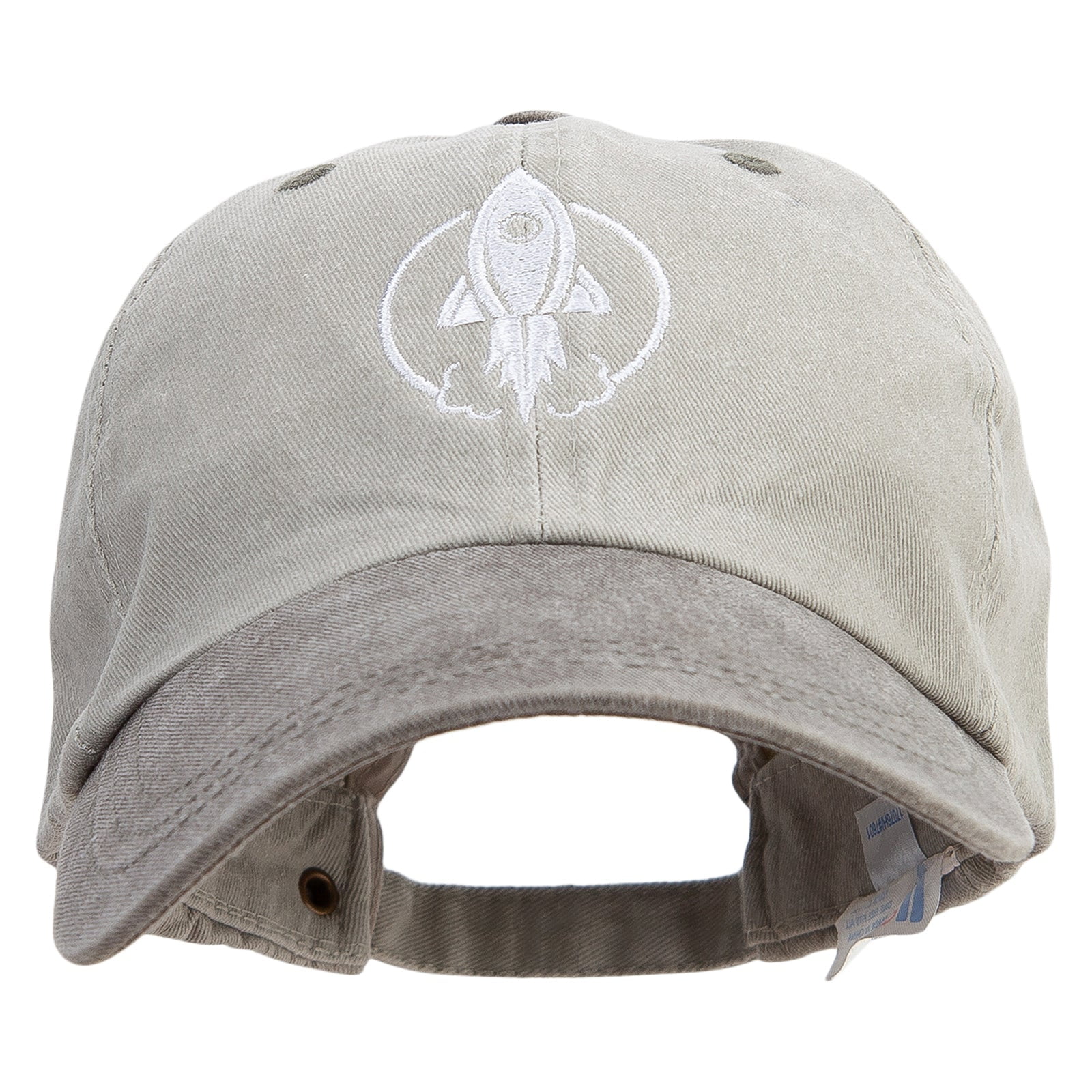 US Space Rocket Force Embroidered Pigment Dyed Wash Cap - Beige Brown ...