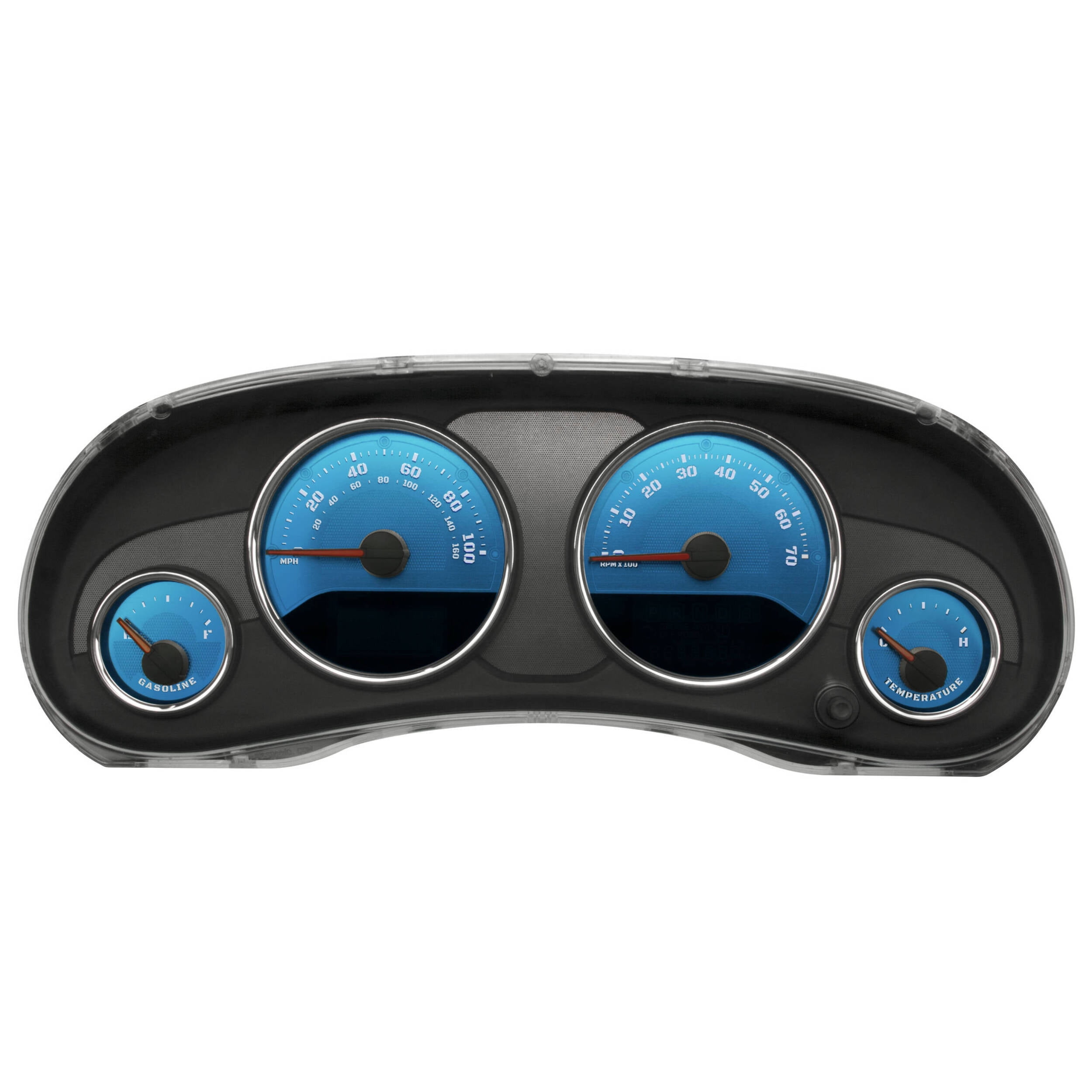 US Speedo Aqua Edition Custom Gauge Face for 2015-2018 Jeep Wrangler ...