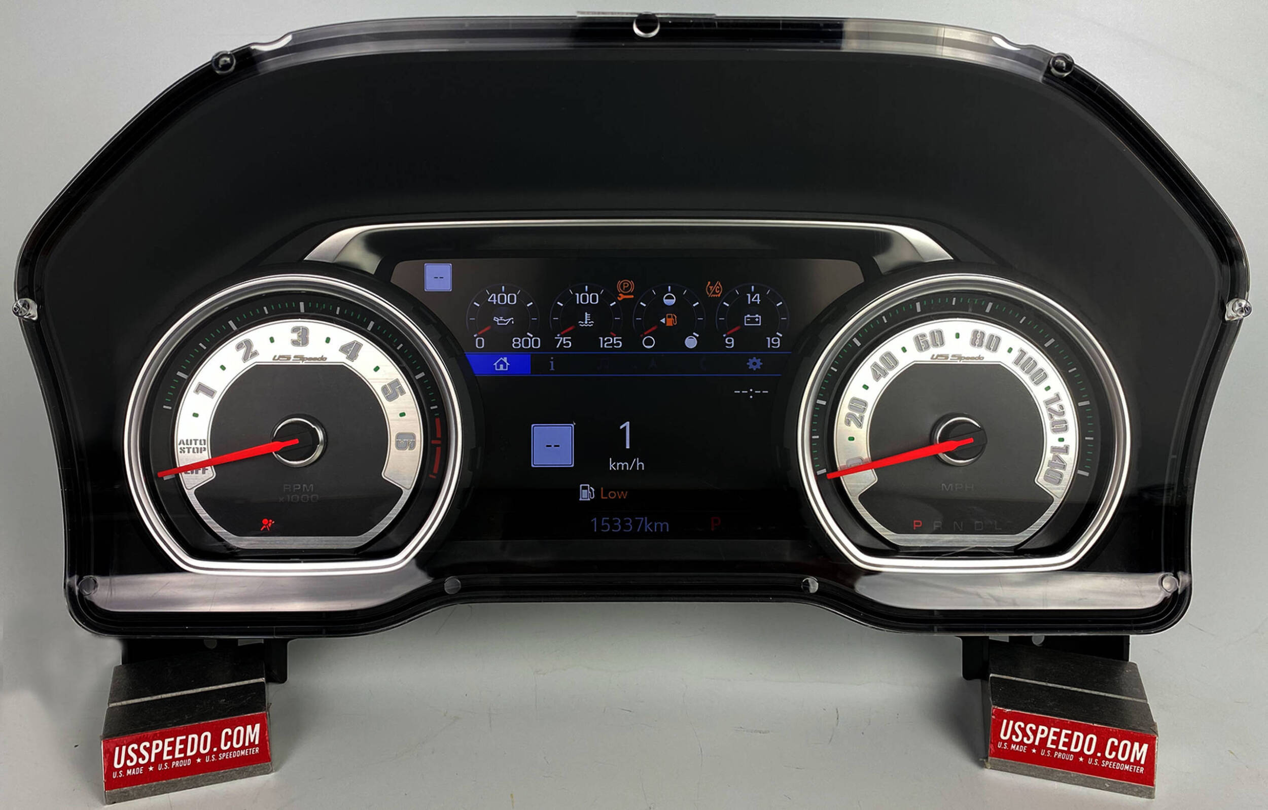 US Speedo Custom Gauge Face for 2019-2022 Chevrolet Silverado 1500 ...