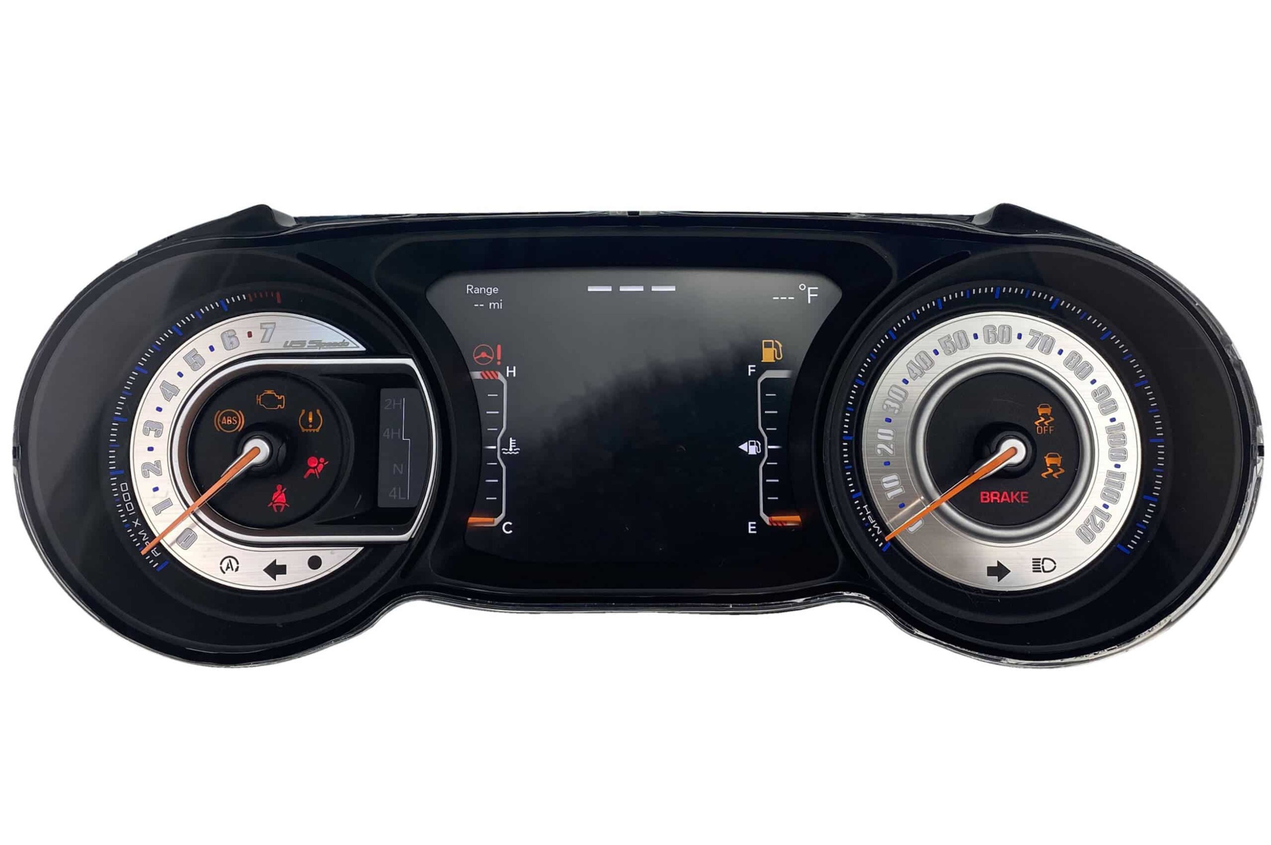 US Speedo Stainless Edition Custom Gauge Face for 2018-2022 Jeep ...
