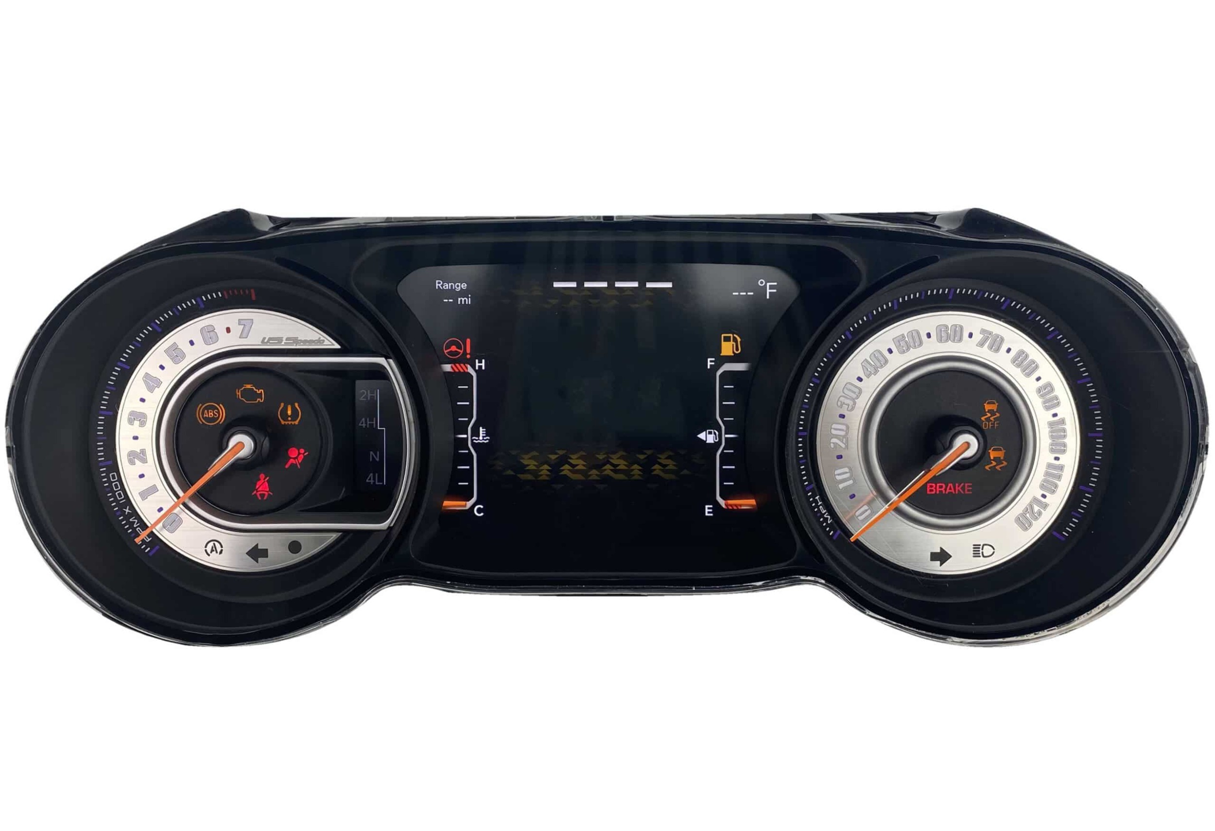 US Speedo Stainless Edition Custom Gauge Face for 2018-2022 Jeep ...