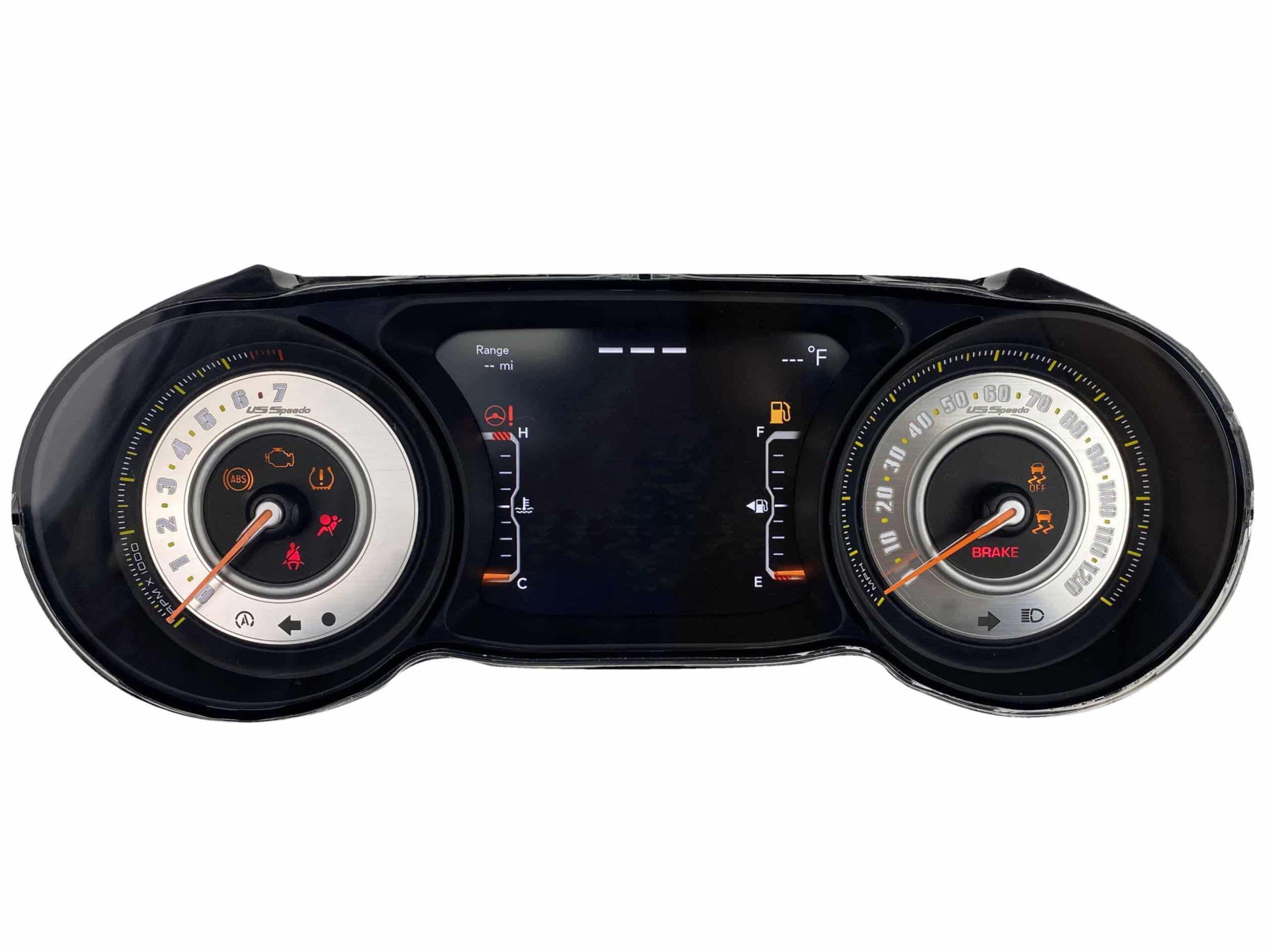 US Speedo Stainless Edition Custom Gauge Face for 2018-2022 Jeep ...