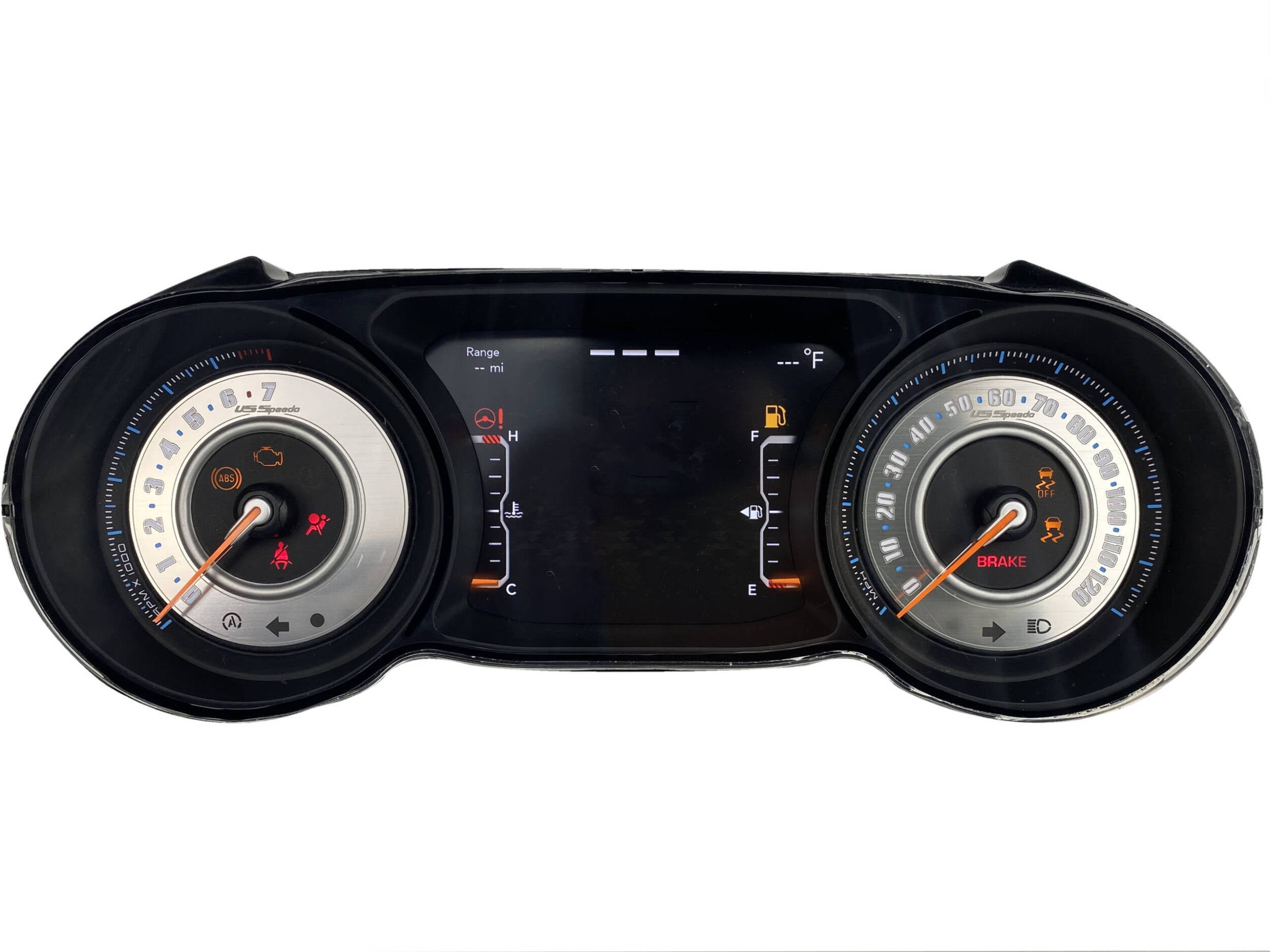 US Speedo Stainless Edition Custom Gauge Face for 2018-2022 Jeep ...