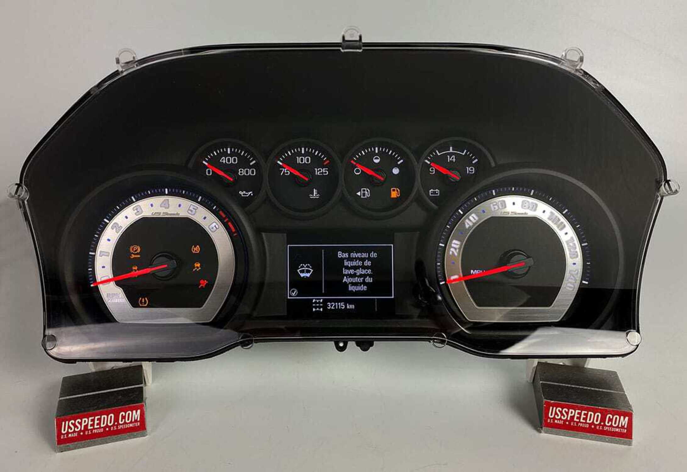 US Speedo Stainless Edition Custom Gauge Face for 2019-2022 Chevrolet ...
