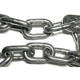 US Stainless 316 Medium Link Chain 3/8", 10mm Steel Chain 11120 lbs ...
