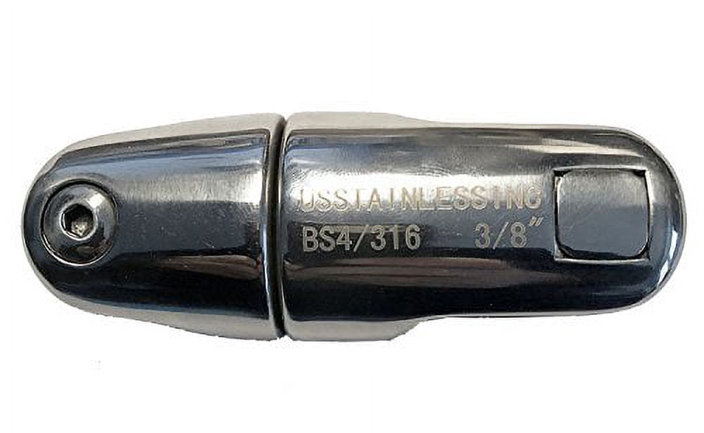 US Stainless Stainless Steel 316 Anchor Swivel Connector 3/8" or 10mm ...