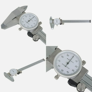 Brown & Sharpe Precision DIAL-CAL Inch Calipers, 6 in, Stainless Steel ...