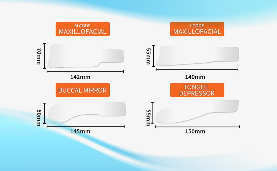 US Stock Occlusal Mirror Orthodontic LED Fog-Free Photo Mirror ...