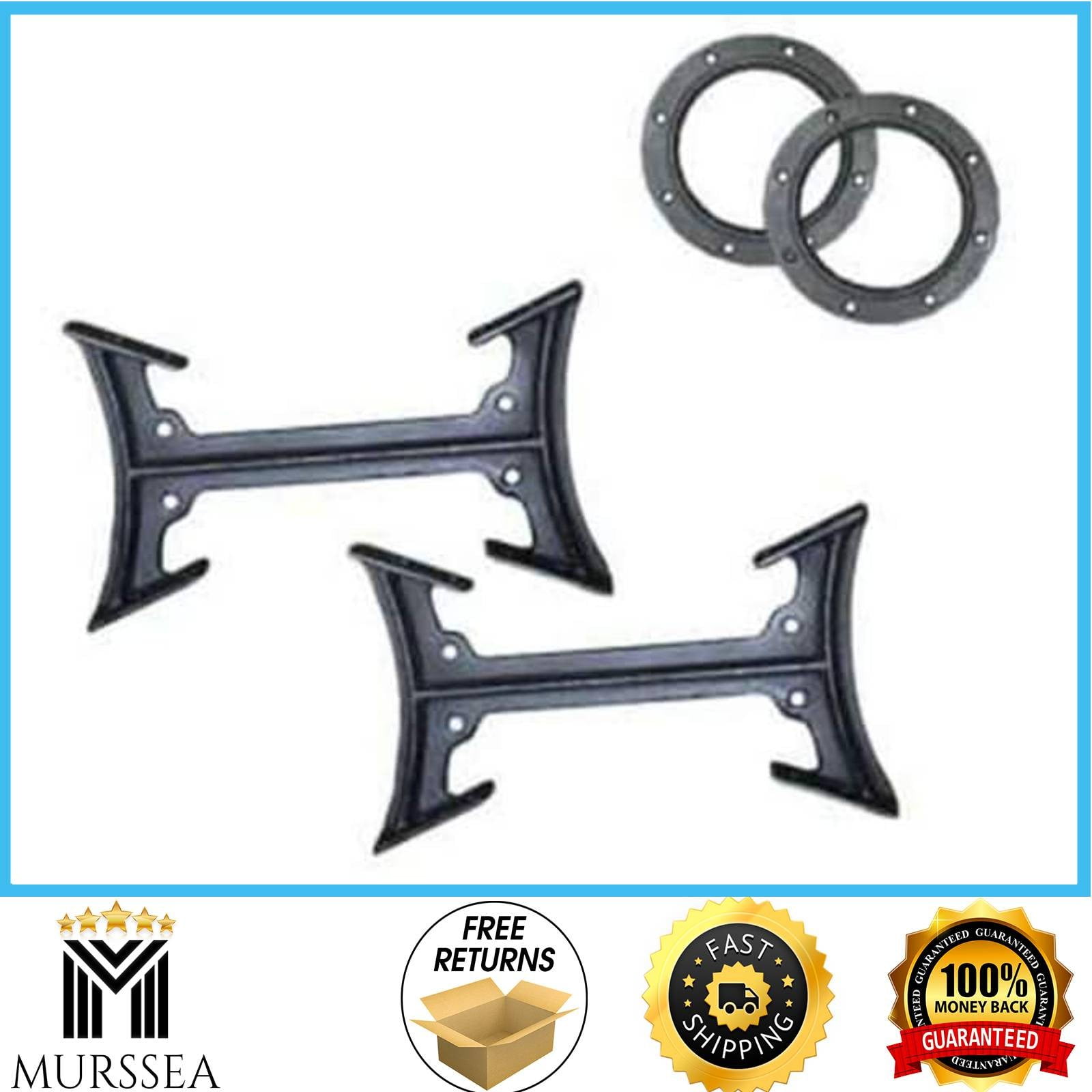 US Stove Cast Iron Barrel Adapter Kit Double Barrel Wood Camp Stove ...