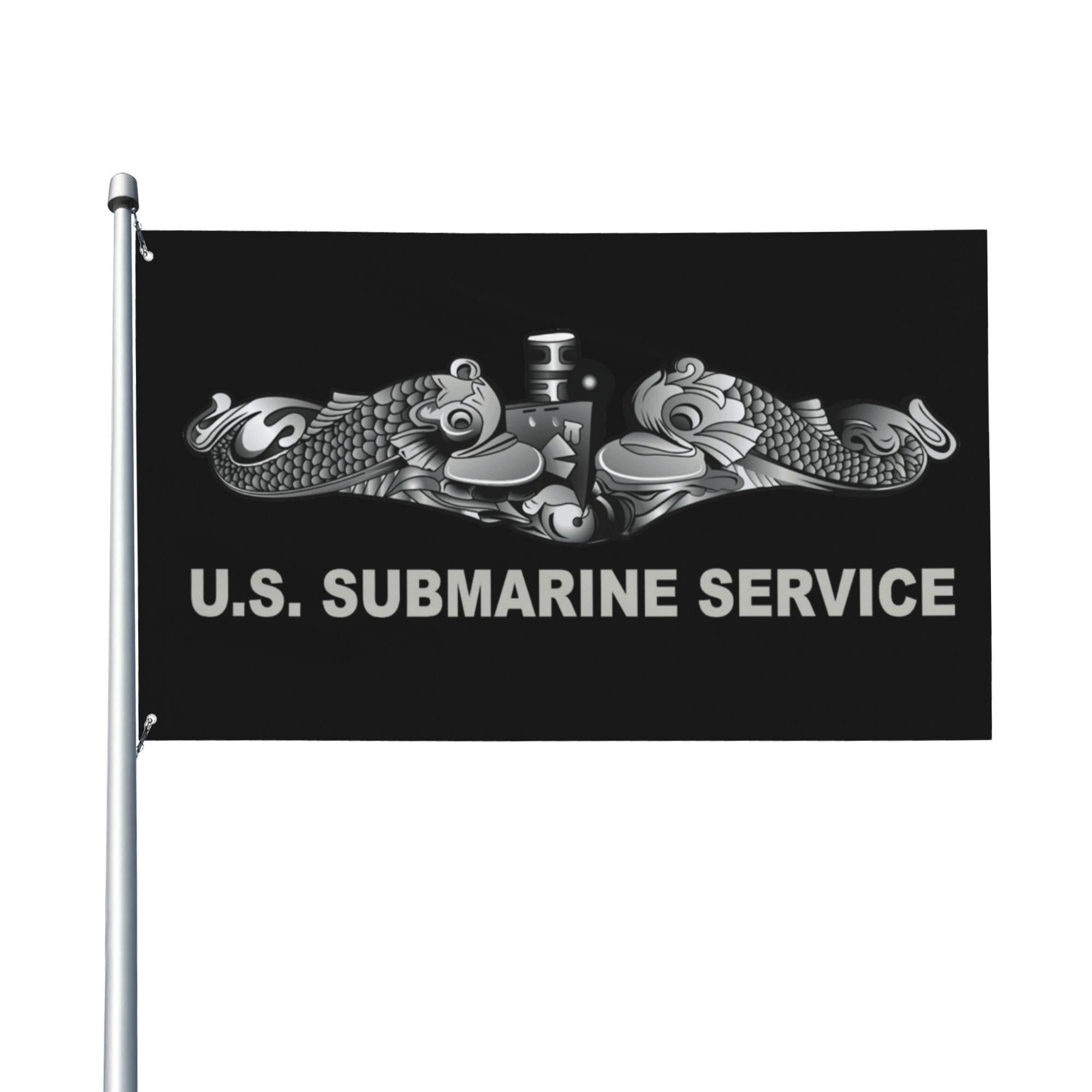US Sub_Marine Service Dolphins Flag Home Garden Flag Banner Breeze ...