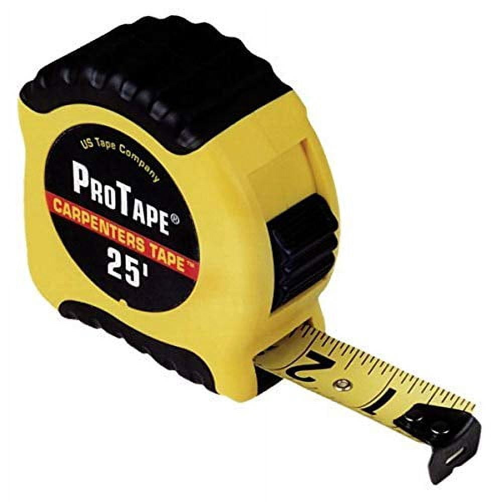 US Tape 52725 1-Inch x 25-Foot Carpenter Protape-Large Read - Walmart.com