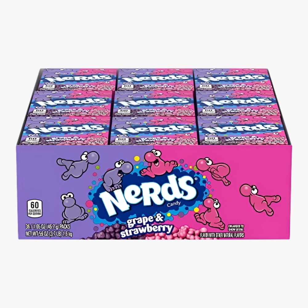 US Toy - Kids Fun Playtime Nerds Candy, Strawberry & Grape Flavor, 1.65 ...