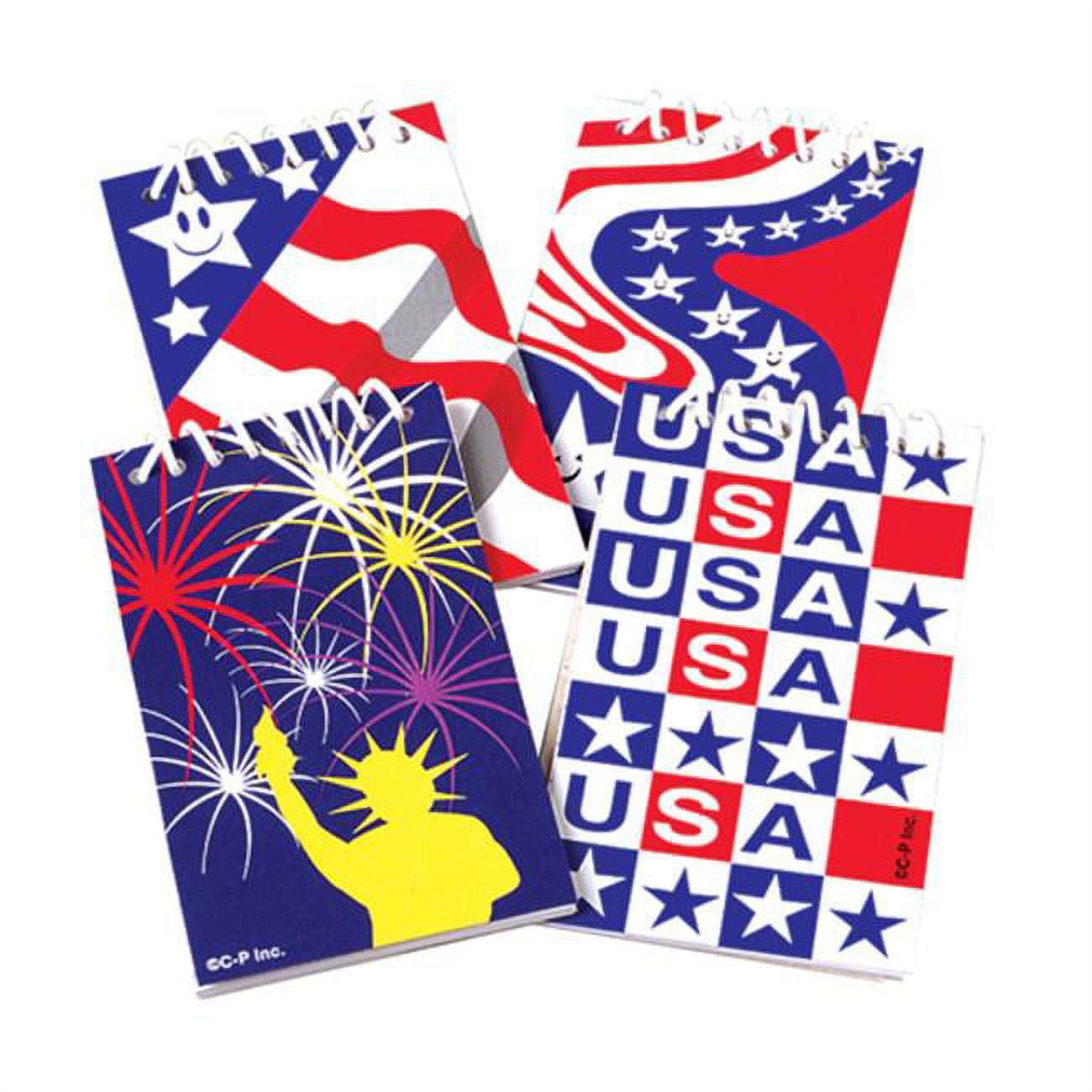 US Toy 1391 Cute, Fun, Patriotic Notebooks - Perfect for School, Pack ...