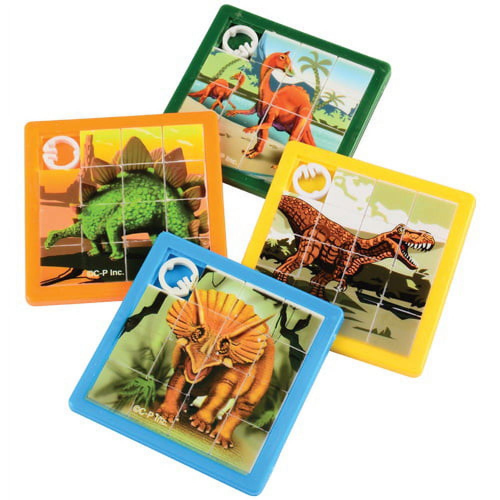 US Toy X17 8 Piece Dino Slide Puzzles - Pack of 8 - Walmart.com