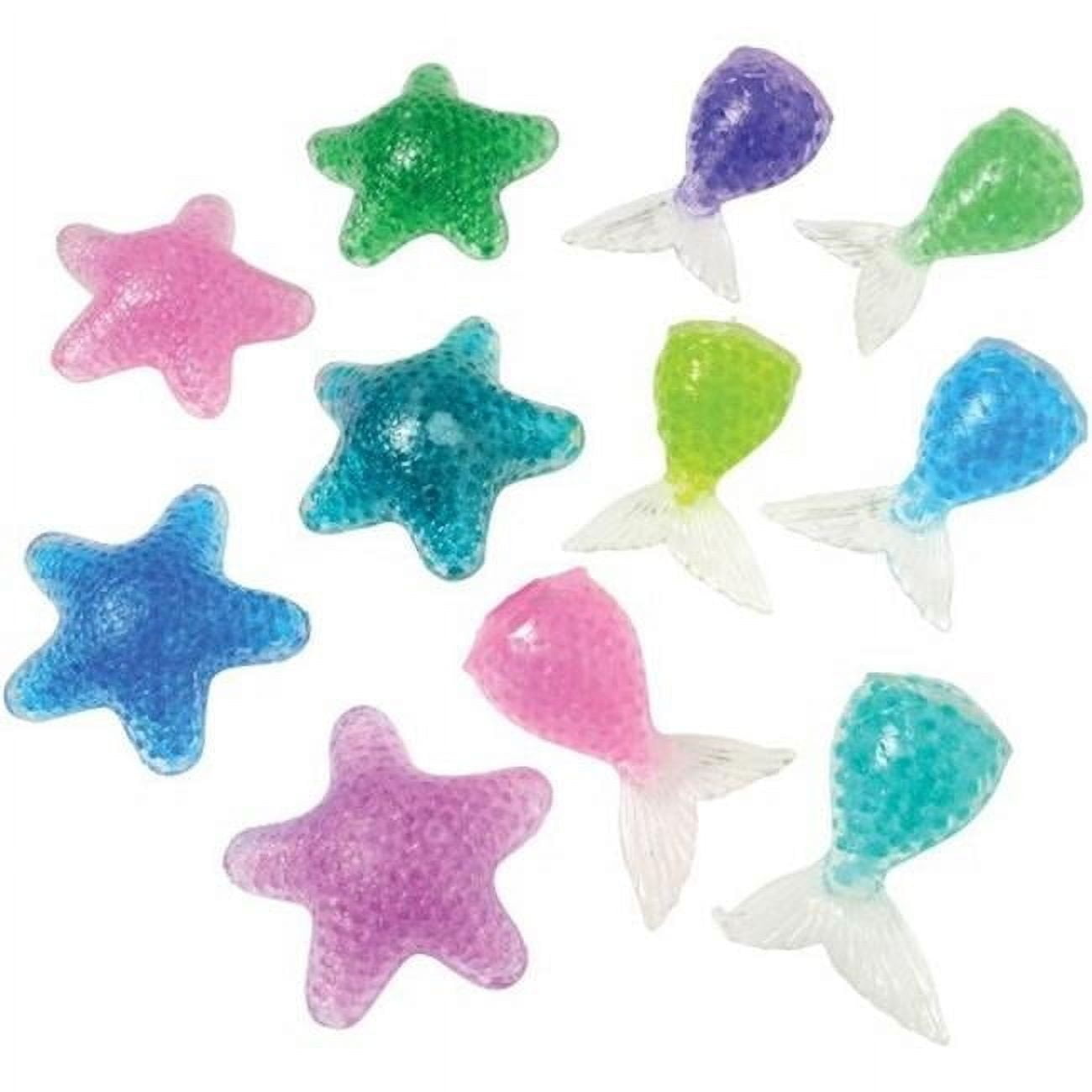 US Toy 4587 Squashy Mermaid Tails & Starfish Toy - Pack of 12 - Walmart.com