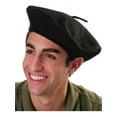 US Toy Adult Mens or Womens Black French Beret Novelty Party Beatnik ...