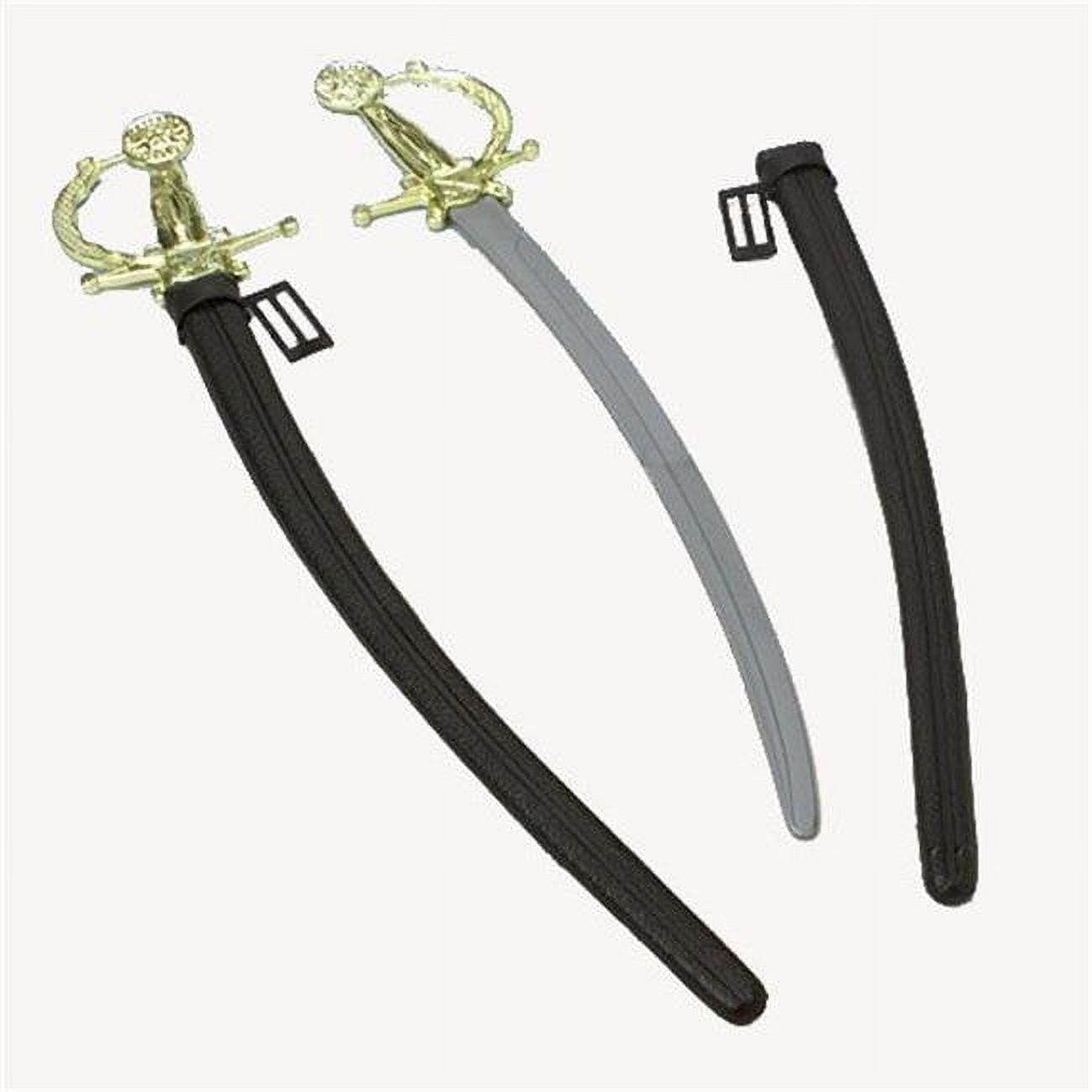 US Toy Caribbean Golden Hilt Pirates Cutlass 24.75" Costume Sword w ...