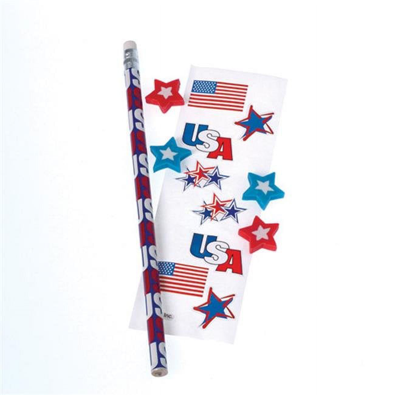 US Toy Company 1411 Patriotic Activity Packs - Pack of 12 - Walmart.com