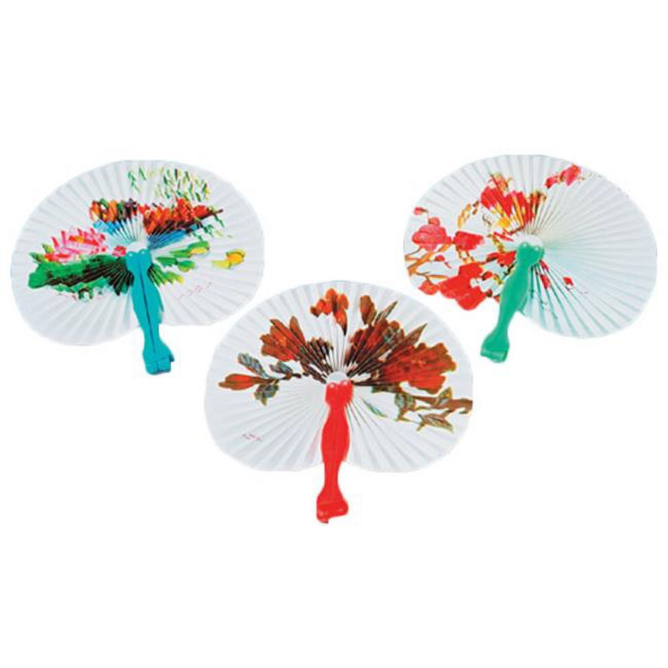 US Toy Company 3514 Small Folding Fans - 12 Fans - Walmart.com
