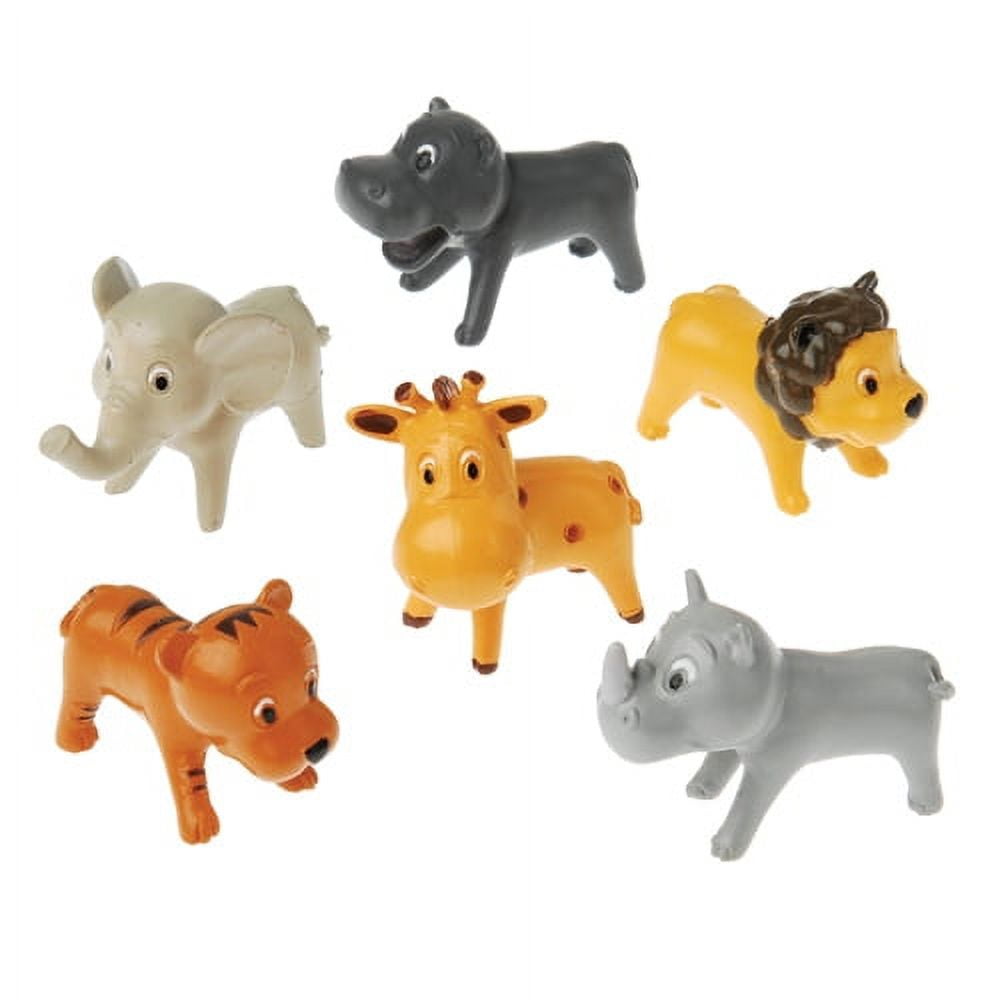 US Toy Company Cartoon Zoo Figures - Walmart.com