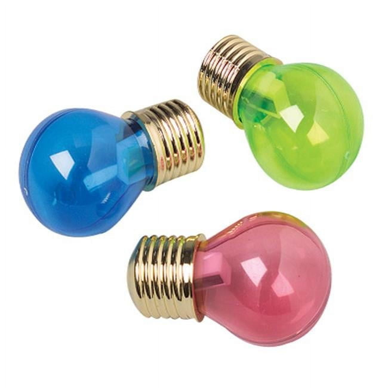 US Toy Company 9525 Light Bulb Pencil Sharpeners - Pack of 12 - Walmart.com