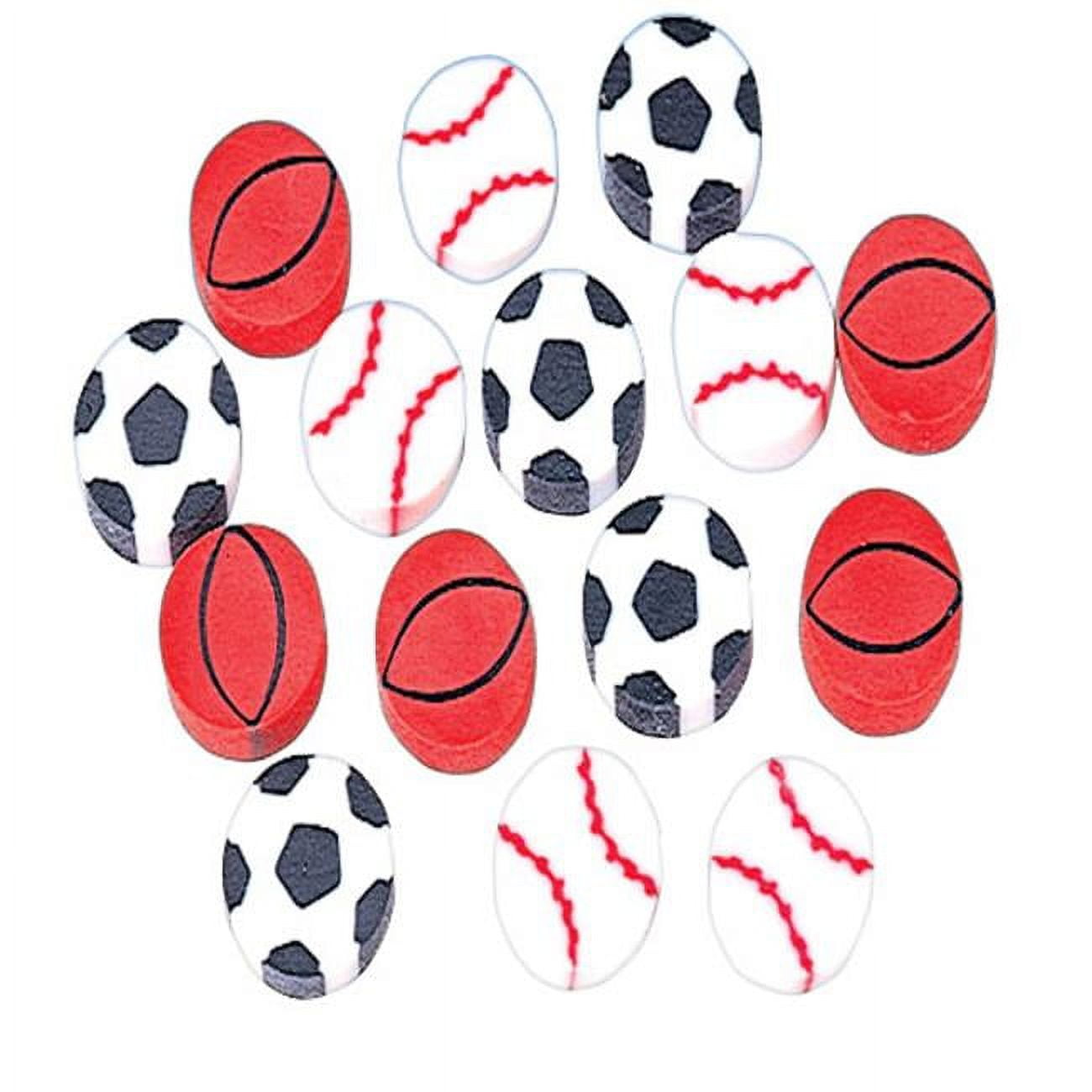 US Toy Company LM38 Mini Sport Erasers - Pack of 144 - Walmart.com